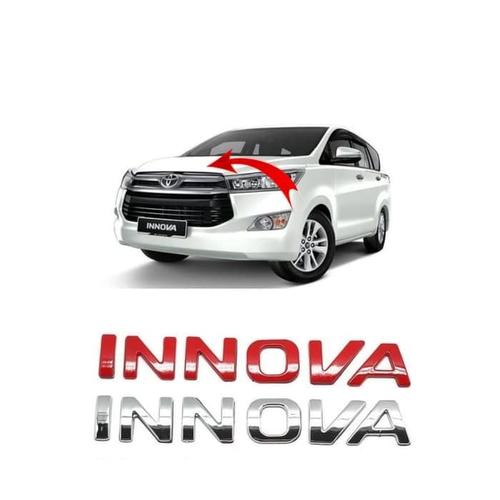 Jual Emblem Logo Tulisan Kap Mesin Innova Emblem Huruf Inova Kap Mobil ...
