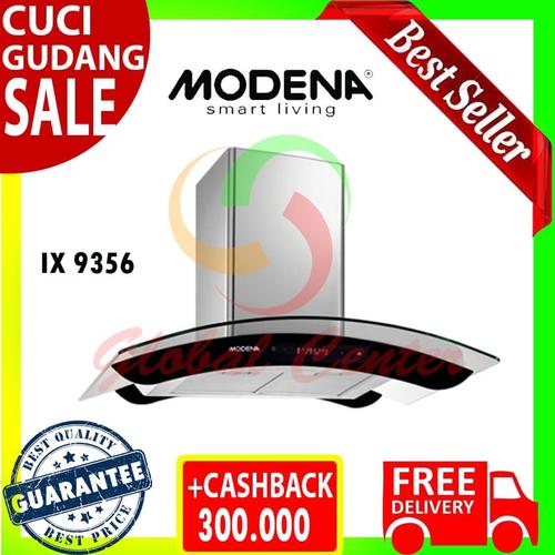 Jual Cooker Hood Modena IX 9356 - Island Hood Modena 90 cm - Jakarta ...
