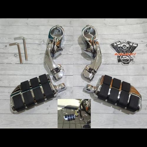 Jual Footrest harley goldwing & motor cruiser foot rest adjustable ...