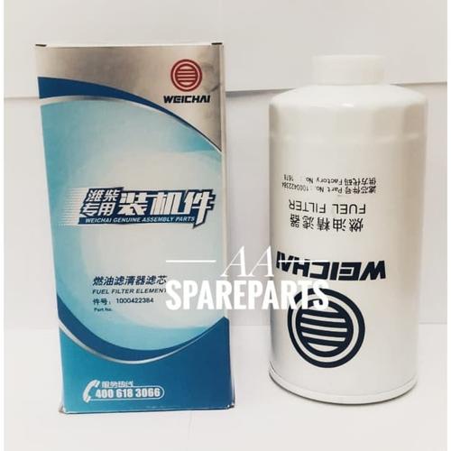 Jual Fuel Filter Merk WEICHAI Part No.1000422384 atau 612600080934 ...