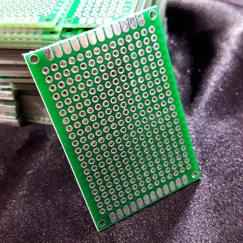 Jual PCB lubang Double Layer Trough Hole 4x6 cm FR4 High Quality - Kota ...