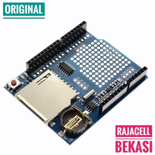 Jual Arduino Data Logger Shield V.1.0 SD Card Reader Writer + RTC ...