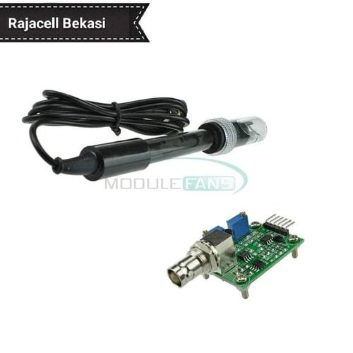 Jual PH Sensor Module V.1.1 with PH Probe with MSP340 shield Arduino ...
