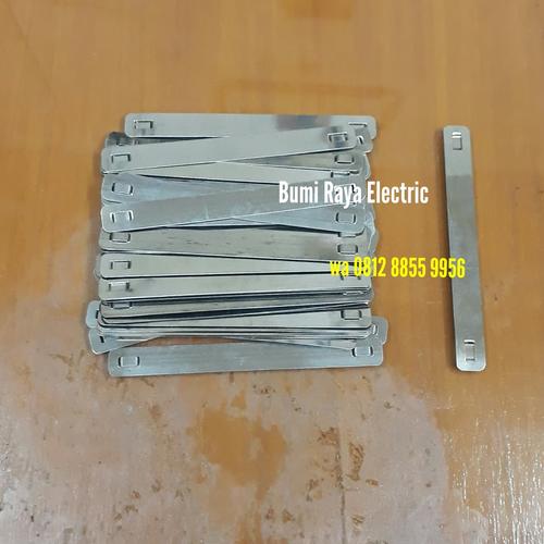 Jual Kabel Cable Marker Plate tag Name stainless 89 x 19 mm - Jakarta ...