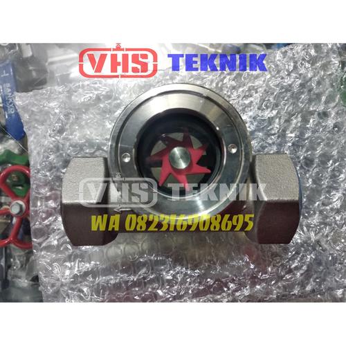 Jual SIGHT GLASS FLOW INDICATOR 1/2 INCH STAINLESS STEEL - Kota Bandung ...