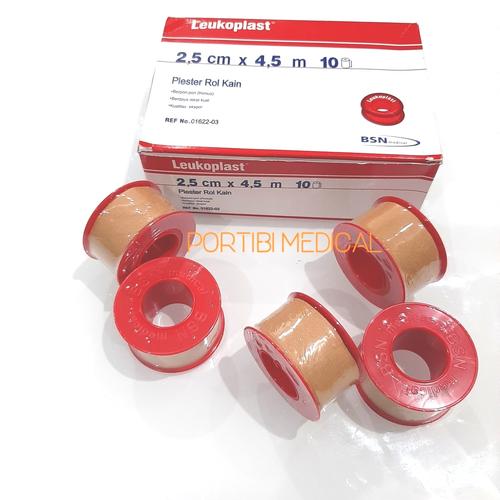 Jual Plester Rol Kain / Plester Leukoplast Rol Kain 2.5 CM X 4.5 Meter - Jakarta Timur - Portibi ...