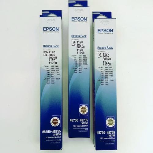 Jual TINTA EPSON Ribbon Pack FX-1170 #8750 #8755 #8758 ORIGINAL ...