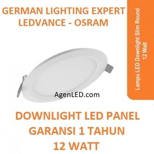 Jual LEDVANCE Lampu Downlight LED Panel 12W Tipis 12 W Watt BULAT 18 ...
