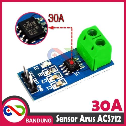 Jual SENSOR ARUS 30A CURRENT ACS712 ACS712ELC-30A MODULE - Kota Bandung - Mechatronics Store ...