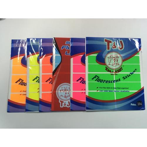 Jual LABEL T&J WARNA (FLUORESCENT) 104 - Orange - Jakarta Barat ...