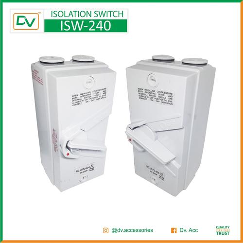Jual ISOLATOR SWITCH ON-OFF 2Pole (1Phase) 40A / ISW-240 - Kota ...