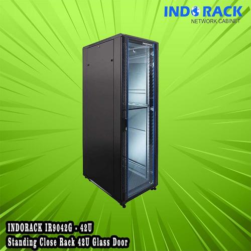 Jual INDORACK IR9042G Standing Close Rack 42U Glass Door BERKUALTAS ...
