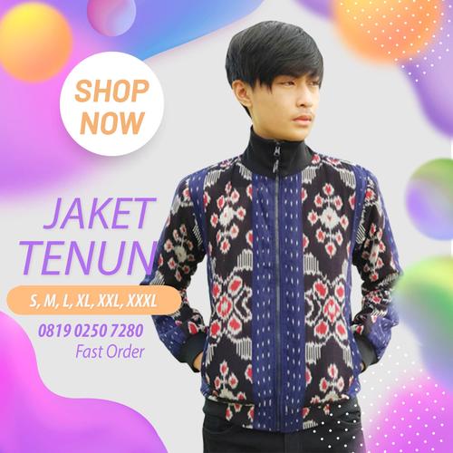 Jual Jaket Tenun Batik Pria Tenun Ikat Troso Handmad - Kab. Jepara ...