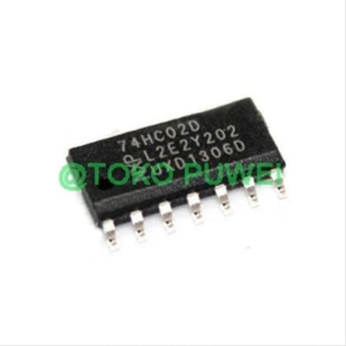 Jual AU03 74HC02D SOP14 NXP 74HC02 SMD Quad 2 input NOR gate AU03 ...