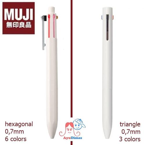 Jual MUJI - multicolor ballpoint pen - pen warna - Triangle - Jakarta ...