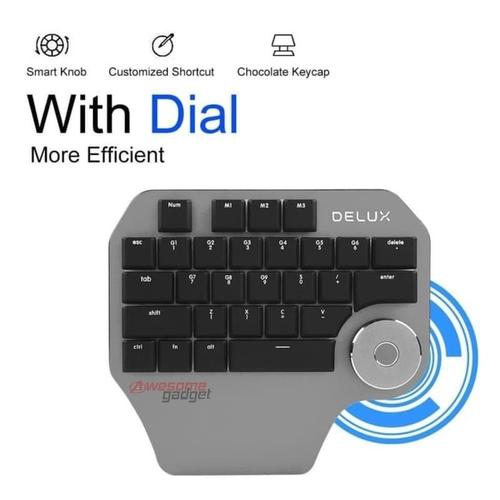 Jual Delux T11 Designer Keyboard bukan Logitech Craft - Hitam - Jakarta ...