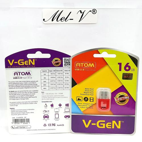 Jual Flashdisk Atom 16GB V-Gen / USB Flash disk Vgen 16GB Original ...