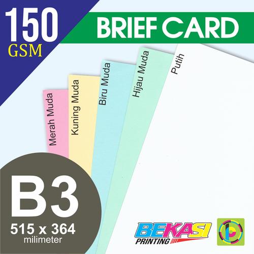 Jual Kertas Gambar Arsitektur / Teknik BriefCard 150 Gram B3 36,4x51,5 ...