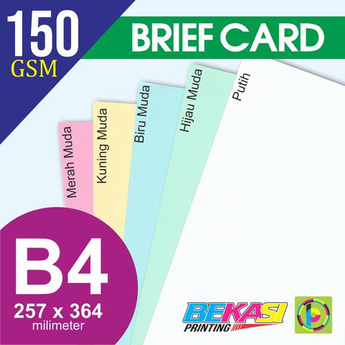 Jual Kertas Gambar Teknik BriefCard 150 Gram B4 25,7x36,4 cm - Putih ...