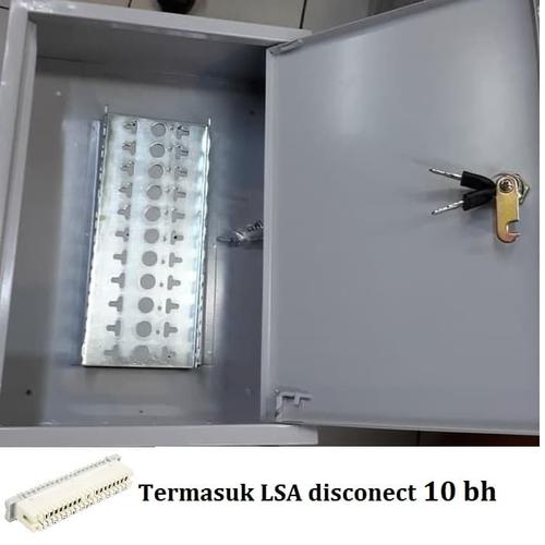 Jual Box MDF 100 pair Lengkap /Terminal box 100 Pair komplit LSA Frame ...