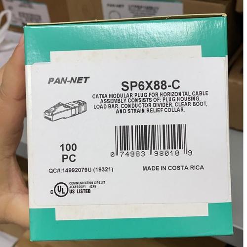 Jual PANDUIT Connector Cat6A / Konektor Cat.6a 10Gig SP6X88-C ORIGINAL ...