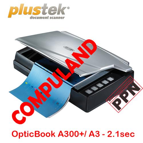 Jual Plustek Scanner OpticBook A300 Plus (Flatbed) - A3/2.1 sec ...