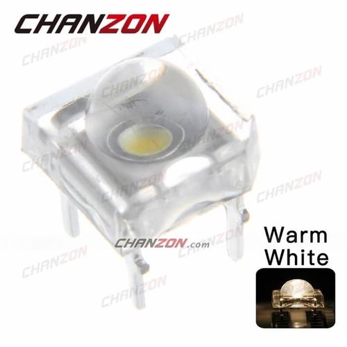 Jual Led Piranha 5mm WARM WHITE SuperFlux Putih Emas Ultra Bright lampu ...