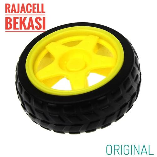 Jual Roda Robot Smart Car Avoider Line Follower Whell Tyre Velg Ban ...