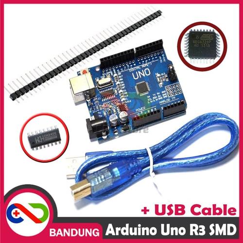 Jual ARDUINO UNO R3 SMD CH340 ATMEGA328P PLUS USB & PIN HEADER - Kota ...