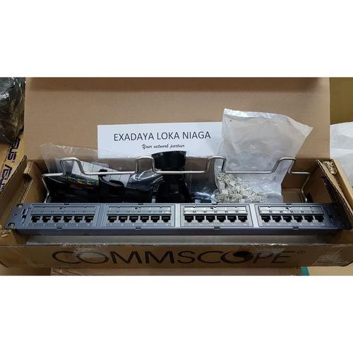 Jual Systimax Commscope patch panel 24 port cat6 Patchpanel Cat 6 ...