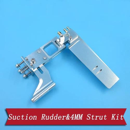 Jual Rc Boat Rudder Aluminum CNC 110mm Rudder+4mm Shaft Strut Kit ...