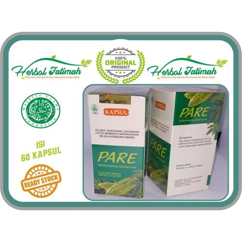 Jual Obat Diabetes Kapsul Pare Herbal Tazakka ORIGINAL ekstrak - Kab ...