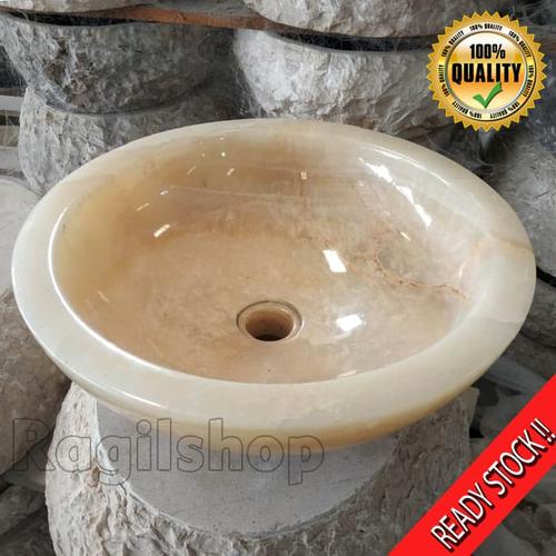 Jual New wastafel bahan onyx asli original batu alam dinding muka halus ...