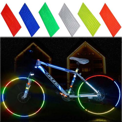 Jual sticker reflective ban sepeda roda memantulkan cahaya - lampu LED ...
