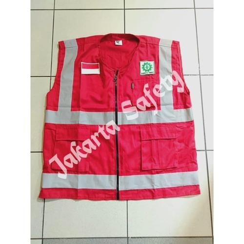Jual Rompi Safety Bahan Drill termasuk Logo K3 dan Logo Bendera murah ...