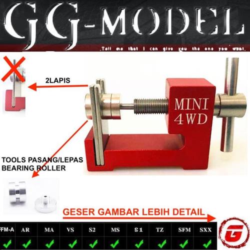 Jual REP TAMIYA TRACKER LEPAS BAN / WHEEL PULLER REMOVER - Merah ...