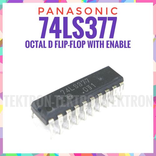 Jual Panasonic 74LS377 Octal D Flip-flop with enable 74377 - Kota ...