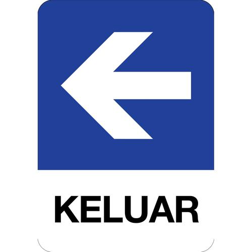 Jual RAMBU LALU LINTAS ARAH KELUAR - 35X50CM SIGNAGE - Kota Bandung ...