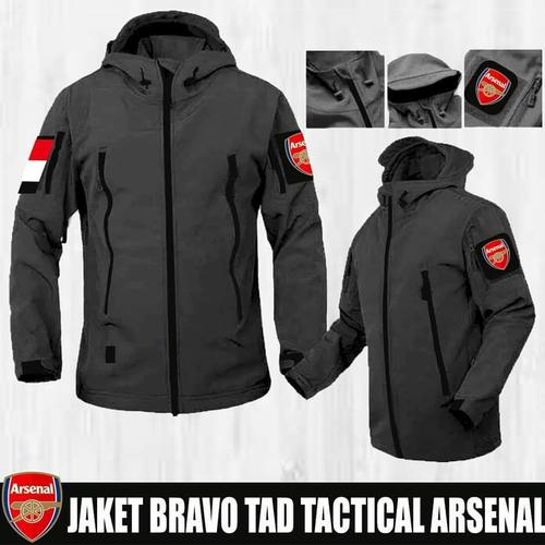 Jual JAKET BRAVO TAD TACTICAL REVOLVER WINDBREAKER WATERPROOF ARSENAL - Hitam, XXL - Kab ...