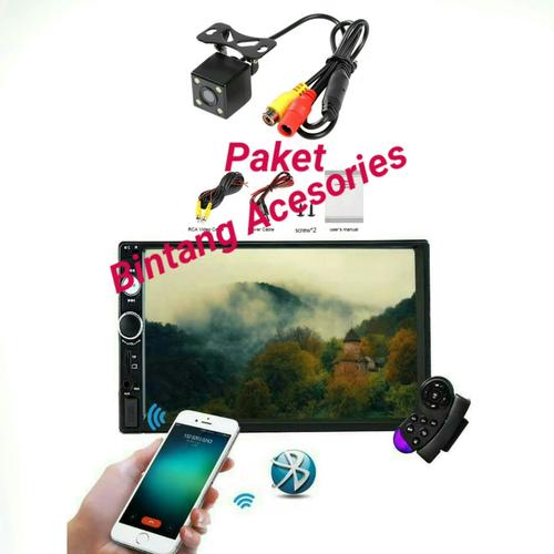 Jual Head Unit Double Din Dan Camera Mundur Mobil APV ARENA Witth ...
