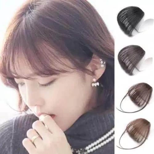 Jual Wig Poni Depan Samping Hairclip Poni Rambut Palsu Extension ...