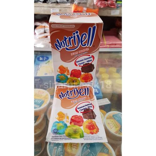 Jual Nutrijell Agar Ager Rasa Coklat Chocolate - 1 dus isi 12 sachet ...