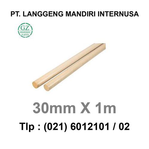 Jual PEEK BATANGAN / SUSTAPEEK ROD DIAMETER 30MM X 1M / Rochling ...