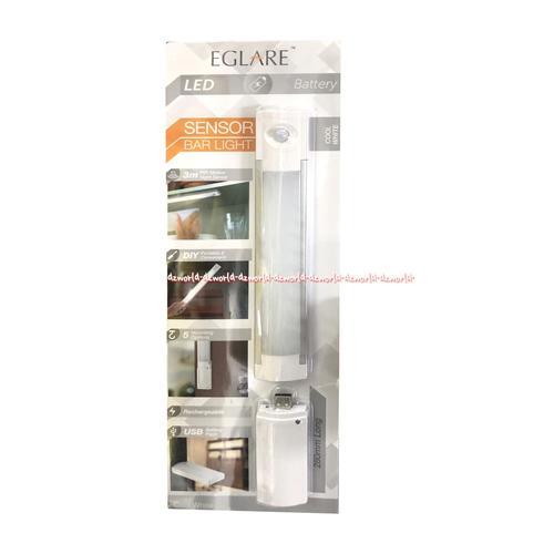 Jual Eglare Sensor Bar Light Lampu Sensor Otomatis Bisa Dicharge ...