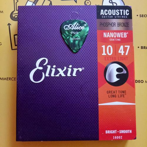 Jual Elixir nanoweb senar gitar akustik 010 - Kab. Sidoarjo - Prien ...