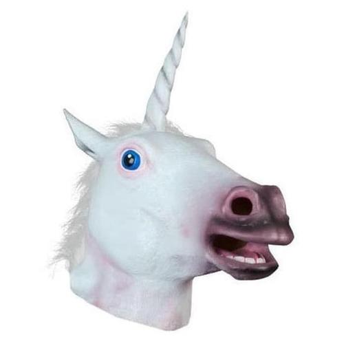 Jual topeng kuda unicorn horse mask halloween party pesta latex cosplay ...