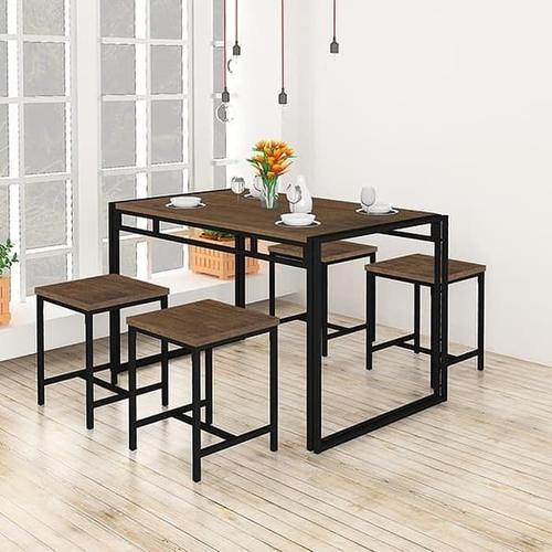 Jual Meja Cafe Minimalis (Set 1 Meja + 4 Kursi), MEJA MAKAN SET EXPO ...