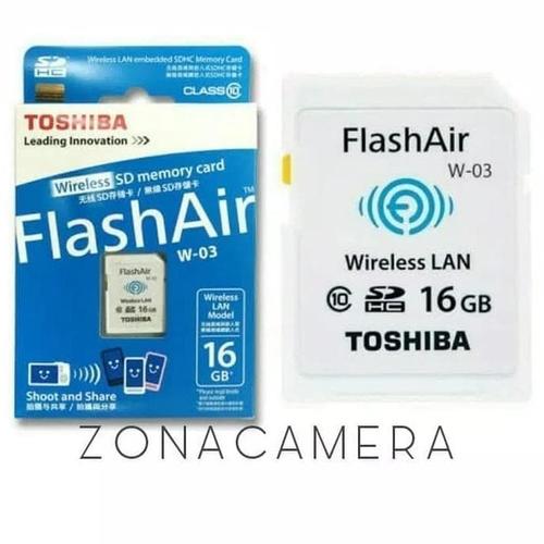Jual Wifi Sdhc / Sd Card Toshiba Flashair 16Gb Class 10 Class10 Eye-Fi - Jakarta Utara ...