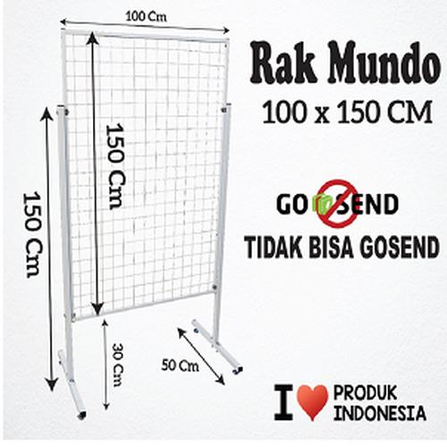 Jual RAK MUNDO UK 100 X 150CM/RAM BINGKAI/DISPLAY/CANTOLAN/AKSESORIS ...