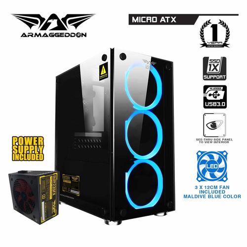 Jual Armageddon Infineon 1000 Gaming Case ( 235W PSU, 3 x12cm fans ...
